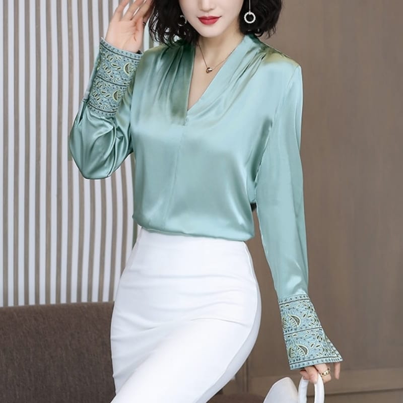 Satin blouse - Satin Paris
